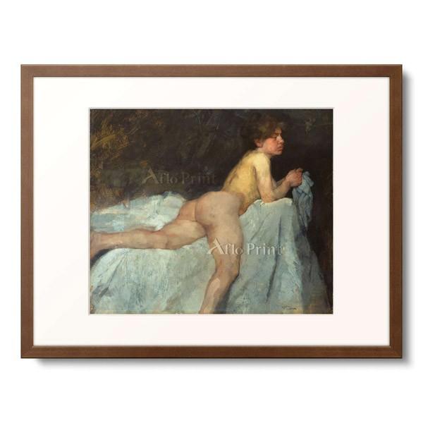 Artist:  Trubner, Wilhelm,1851-1917 Imagetitle:  Female nude. 1872 Dimensions:  61 x 72 cm Location:  Dresden, Gemaldega...