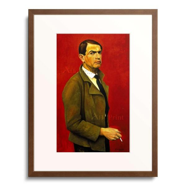Artist:  Kanoldt, Alexander,1881-1939 Imagetitle:  Selbstbildnis 1926 Dimensions:  96 x 60 cm Location:  Wroclaw (Bresla...