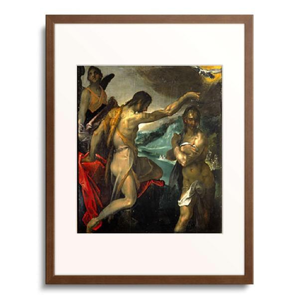 作家名:バルトロメウス・スプランヘル北方マニエリスムベルギーの画家ブラバント公国Artist: Spranger, Bartholomaus,1546-1611 Imagetitle:The Baptism of Christ. 1603 ...