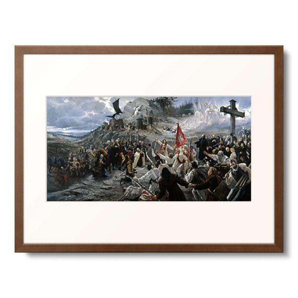 作家名:ヤン・スティカArtist: Styka, Jan,1858-1925 国籍:ポーランドImagetitle:Polonia Dimensions: 300 x 595 cm Medium: oil on canvas 所蔵:Wro...