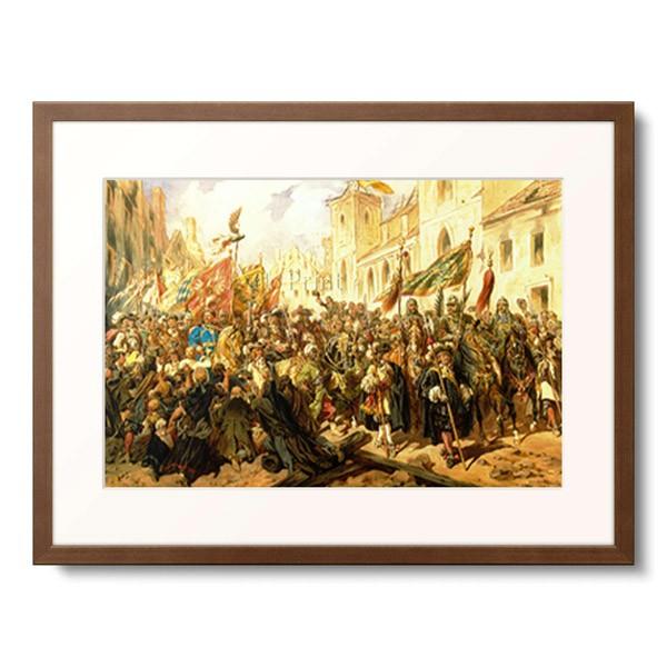Artist:  Kossak, Juliusz,1824-1899 Imagetitle:  Einzug des Jan III. Sobieski in Wien im Jahre 1683. 1883 Location:  Wroc...