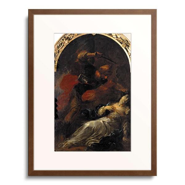 Artist:  Willmann, Michal Leopold,1669-1706 Imagetitle:  Das Martyrium der hl. Barbara vor 1697 Dimensions:  205 x 140 c...