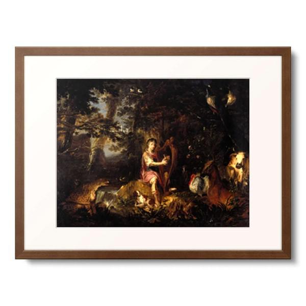 Artist:  Willmann, Michal Leopold,1669-1706 Imagetitle:  Orpheus spielt vor den Tieren Dimensions:  112 x 122 cm Medium:...