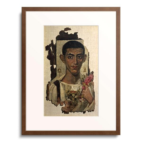 所蔵：ルーヴル美術館Artist:  Agyptisch Imagetitle:  Bildnis des Ammonius. 3. Jahrhundert vor Chr. Location:  Paris, Musee du Louvre