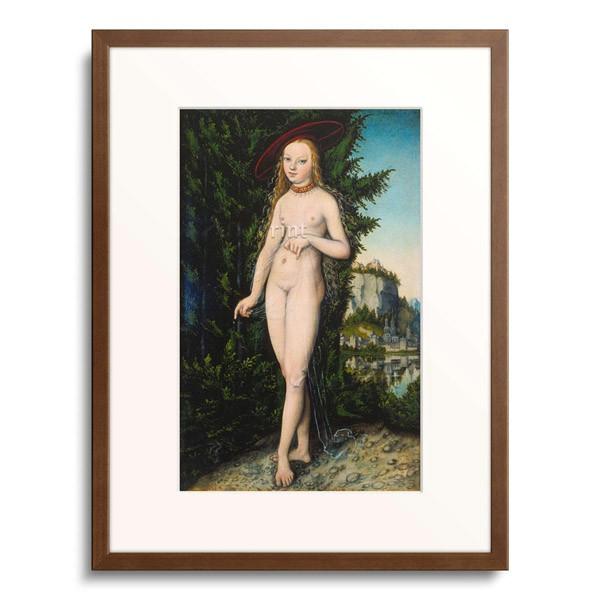 作家名:ルーカス・クラナハ (1472年 - 1553年)タイトル:ヴィーナス国籍:ドイツジャンル:北方ルネサンス Artist: Cranach the Elder, Lucas,1472-1553 Medium: Venus in ei...