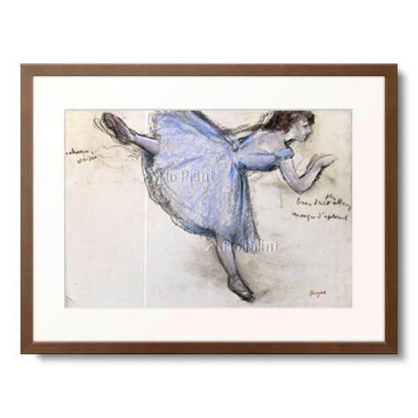 作家名： エドガー・ドガ ( 1834年 - 1917年 ) フランスの画家ジャンル： 印象派 Artist:  Degas, Edgar,1834-1917 Imagetitle:  Tanzerin in Tanzhaltung, se...