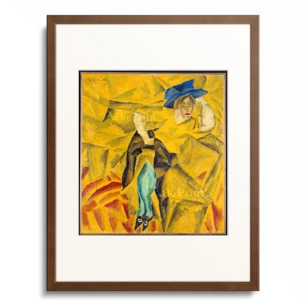 Artist: Feininger, Lyonel,1871-1956 Imagetitle: Madchen mit grunen Strumpfen 1915 Dimensions: 90,2 x 80 cm Location: Chr...