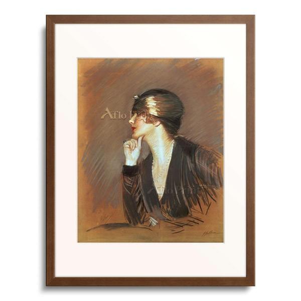 Artist:  Helleu, Paul Cesar Francois,1859-1927 Imagetitle:  Portrait of Lucette. Ca. 1913 Dimensions:  81 x 64,5 cm Medi...