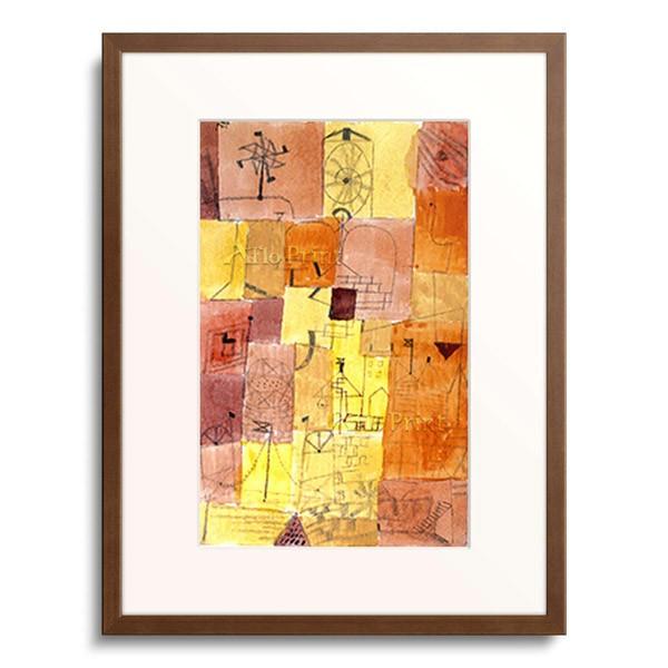 作家名： パウル・クレー  ( 1879年 - 1940年 ) 国籍： スイス ジャンル　： 抽象芸術Artist:  Klee, Paul,1879-1940 Imagetitle:  Stadt eines Kindes mit Win...