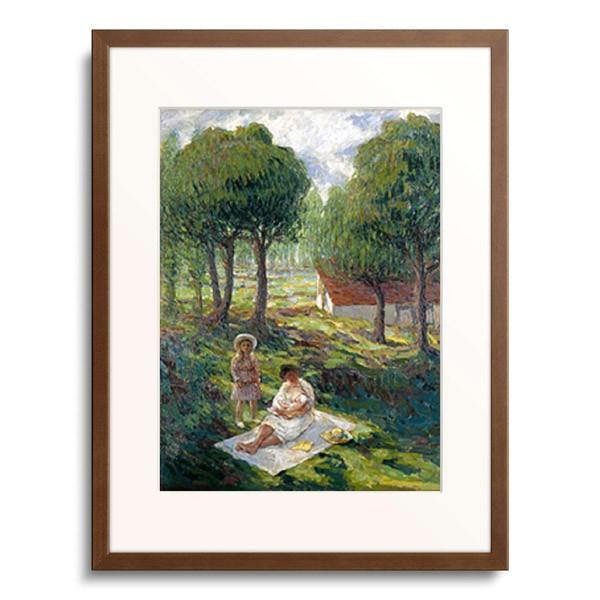 Artist:  Lebasque, Henri,1865-1937 Imagetitle:  Mutter mit Kindern in einer Landschaft um 1900 Dimensions:  116,2 x 88,9...
