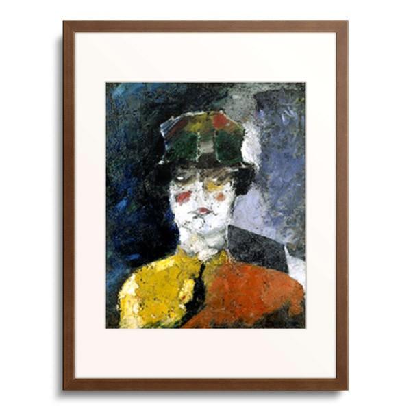 Artist:  Koslov, Alexander Nikolajew,1902-1946 Imagetitle:  Dame mit hohem Hut 1920 Location:  Nukus, Kunstmuseum