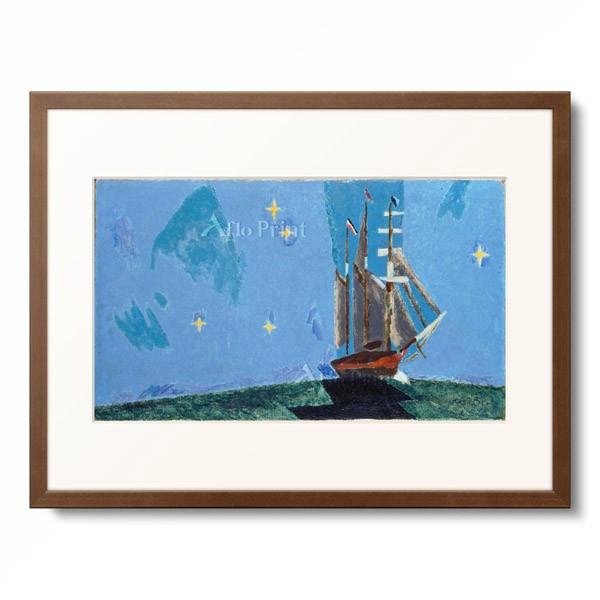 Artist: Feininger, Lyonel,1871-1956 Imagetitle: Das Sternenschiff 1935 Dimensions: 42,5 x 72 cm Location: Christie's Ima...