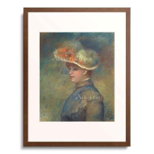 作家名:ピエール=オーギュスト・ルノワール  ( 1841年 - 1919年 ) 国籍:フランス ジャンル:印象派   Artist: Renoir, Auguste,1841-1919 Imagetitle:Portrait of a Y...