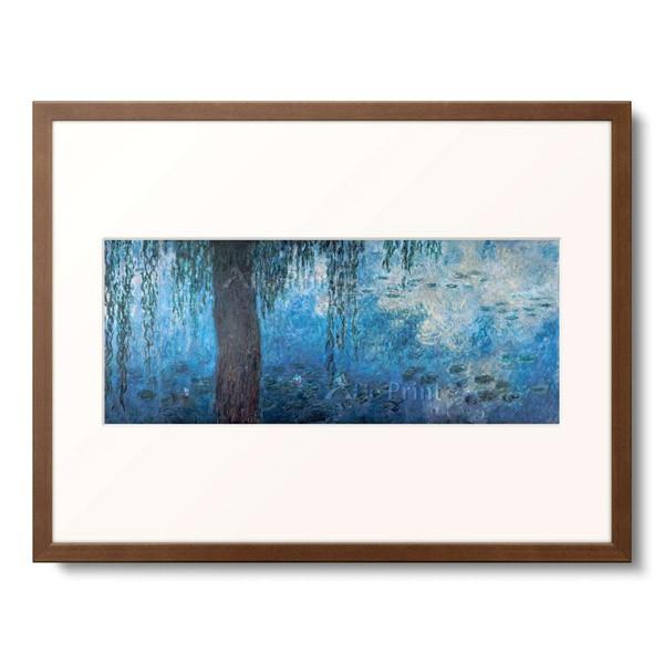 作家名:クロード・モネ  ( 1840年 - 1926年 ) タイトル:睡蓮国籍:フランス ジャンル:印象派  Artist: Monet, Claude,1840-1926 Imagetitle:Rechtes Drittel des S...
