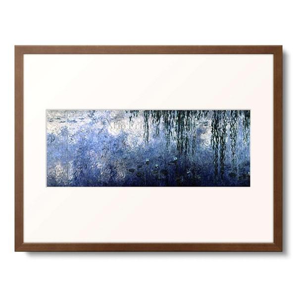 作家名:クロード・モネ  ( 1840年 - 1926年 ) タイトル:睡蓮国籍:フランス ジャンル:印象派  Artist: Monet, Claude,1840-1926 Imagetitle:Mittleres Drittel des...