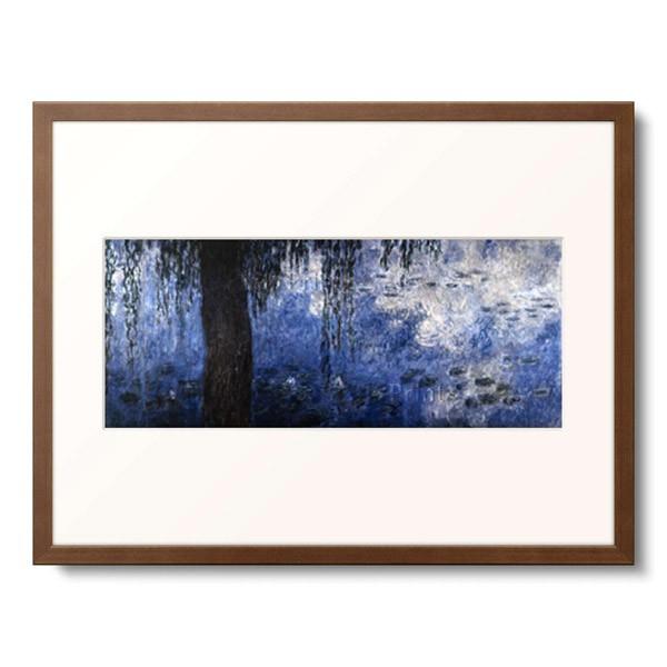 作家名:クロード・モネ  ( 1840年 - 1926年 ) タイトル:睡蓮 国籍:フランス ジャンル:印象派  Artist: Monet, Claude,1840-1926 Imagetitle:Rechtes Drittel des ...