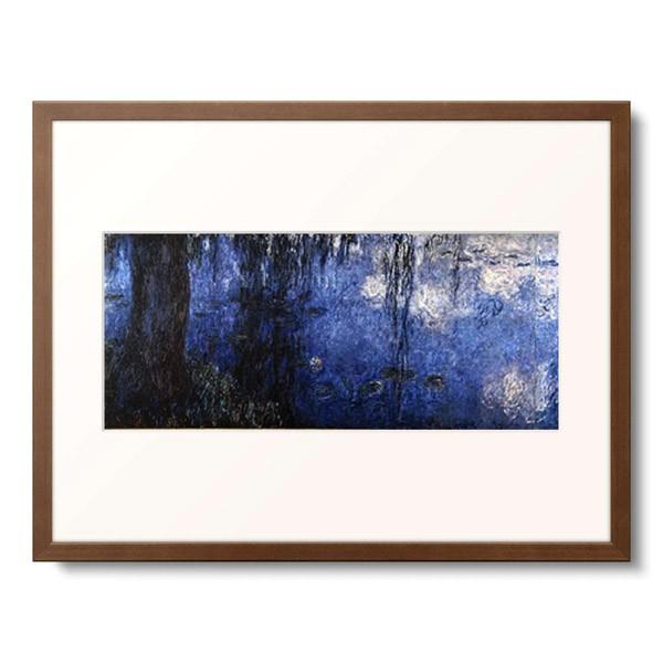 作家名:クロード・モネ  ( 1840年 - 1926年 ) タイトル:睡蓮国籍:フランス ジャンル:印象派  Artist: Monet, Claude,1840-1926 Imagetitle:Linkes Drittel des Se...