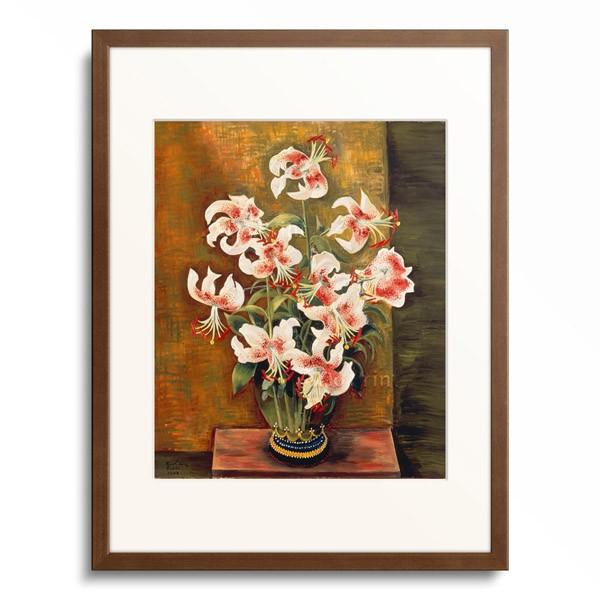 作家名：モイズ・キスリング （1891年 - 1953年）国籍：フランス ジャンル： エコール・ド・パリ  Artist: Kisling, Moise,1891-1953 Imagetitle: Still life of lilies....