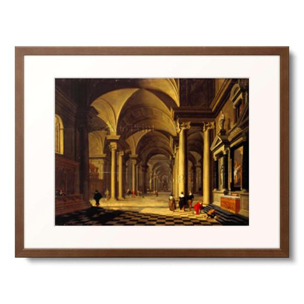 Artist:  Lorme, Antonie de,um 1610-1673 Imagetitle:  Interior of church. About 1655 Dimensions:  75 x 99 cm Medium:  Oil...