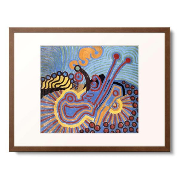 Artist:  Morgner, Wilhelm,1891-1917 Imagetitle:  Ornamental Composition VI. 1912 Dimensions:  106 x 122 cm Medium:  Oil/...