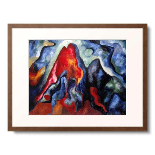 Artist:  Morgner, Wilhelm,1891-1917 Imagetitle:  Great astral Composition II. 1913 Dimensions:  135 x 168 cm Medium:  Oi...