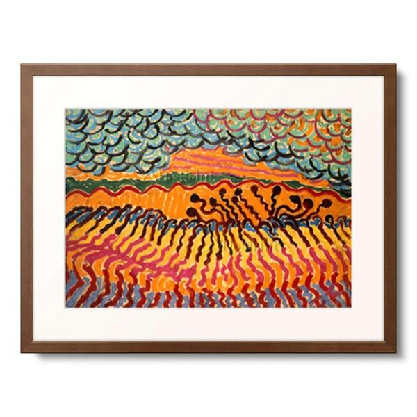 Artist:  Morgner, Wilhelm,1891-1917 Imagetitle:  Ornamental Composition XI. 1912 Dimensions:  71,5 x 99,5 cm Medium:  Oi...