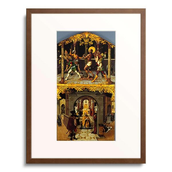 Artist:  Burgkmair d.A., Hans,1473 - 1531 Imagetitle:  Basilica San Giovanni in Laterano, centre: the flagellation of Ch...