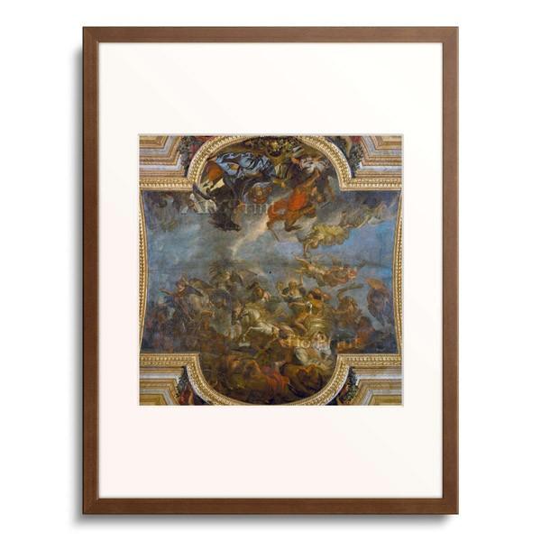 Artist:  Le Brun, Charles,1619-1690 Imagetitle:  Passage on the Rhine 1672, Ceiling Painting from the Galerie des Glaces...