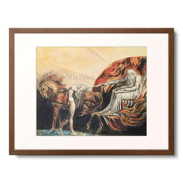 作家名： ウィリアム・ブレイク  ( 1757年 - 1827年 ) 国籍： イギリス ジャンル　： ロマン主義 所蔵：テートギャラリーArtist:  Blake, William,1757-1827 Imagetitle:  God J...