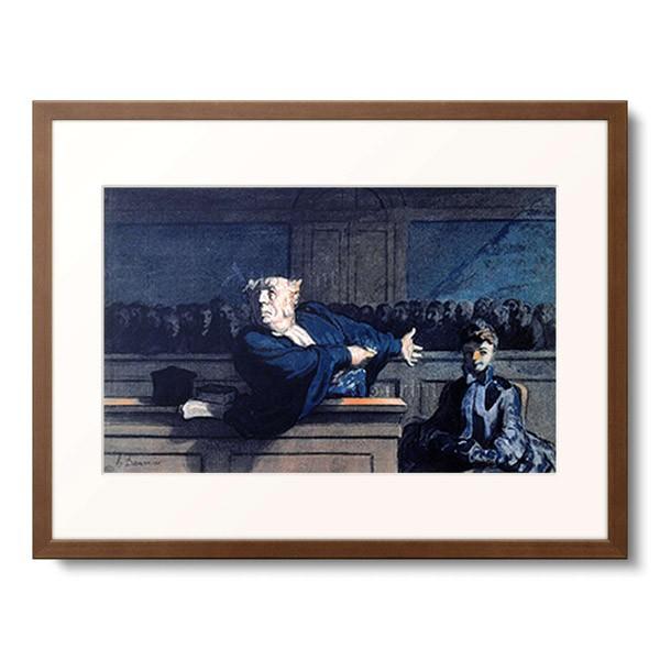 作家名： オノレ・ドーミエ ( 1808年 - 1879年 )フランスの画家ジャンル： 写実主義 ロマン派 Artist:  Daumier, Honore,1808-1879 Imagetitle:  Szene im Gerichtss...