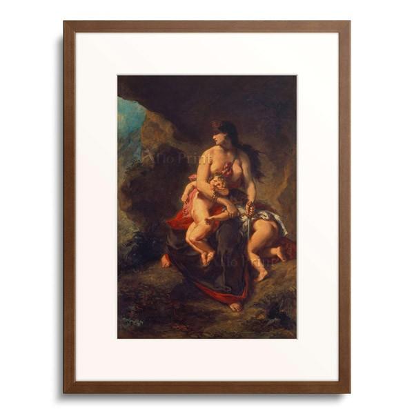 作家名： フェルディナン・ヴィクトール・ウジェーヌ・ドラクロワ ( 1798年 - 1863年 ) タイトル :  憤怒のメディア フランスの画家ジャンル： ロマン主義 所蔵：ルーヴル美術館Artist:  Delacroix, Eugen...