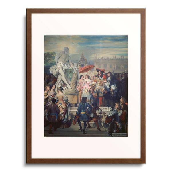 所蔵：ルーヴル美術館Artist:  Deveria, Eugene,1805-1865 Imagetitle:  Pierre Puget showing his Statue of the Milo of Croton to Louis...