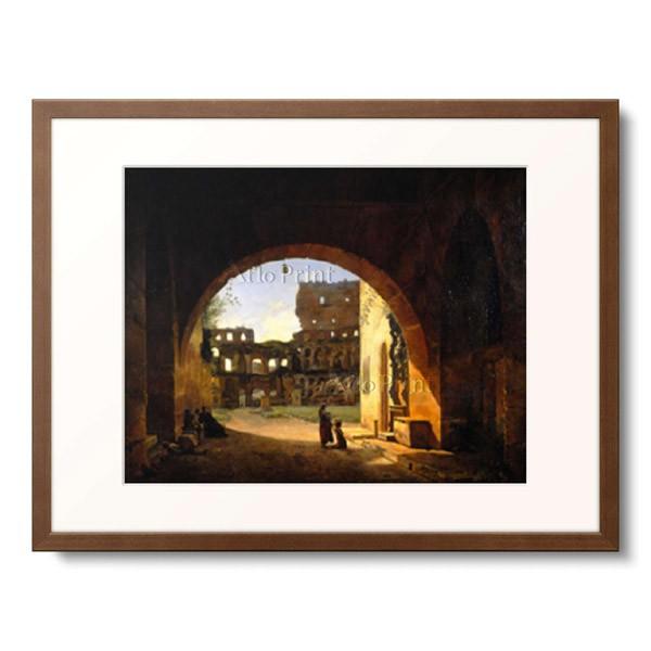 所蔵：ルーヴル美術館Artist:  Granet, Francois Marius,1775-1849 Imagetitle:  Im Colosseum in Rom. Location:  Paris, Musee du Louvre