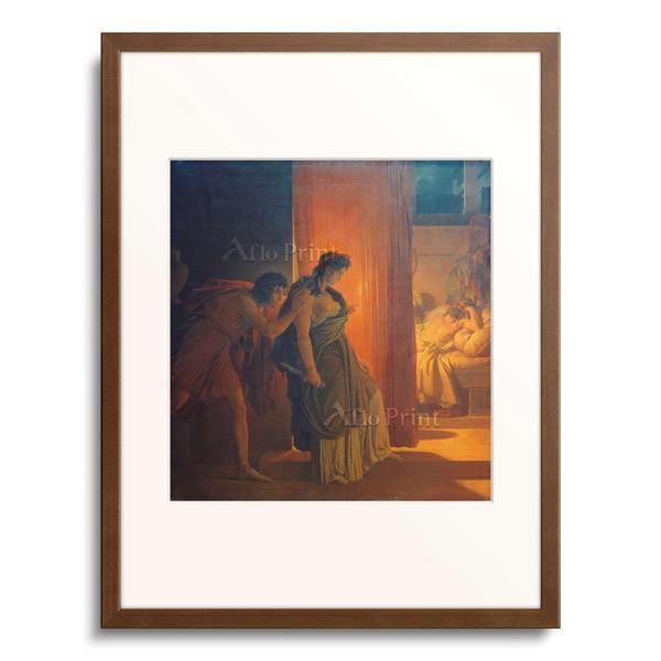 所蔵：ルーヴル美術館Artist:  Guerin, Pierre Narcisse,1774-1833 Imagetitle:  Klytemnestra im Schlafgemach ihres Mannes Agamemnon. 1...