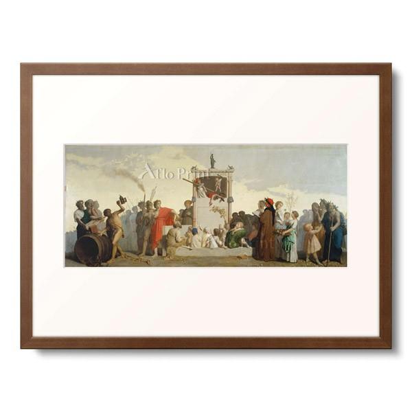 Artist:  Hamon, Jean-Louis,1821-1874 Imagetitle:  The Human Comedy. 1852 Dimensions:  140 x 315 cm Medium:  oil/canvas L...