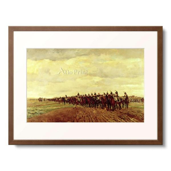 Artist:  Meissonier, Ernest,1815-1891 Imagetitle:  Franzosische Kurassiere vor dem Angriff 1805. Entstanden 1878. Locati...