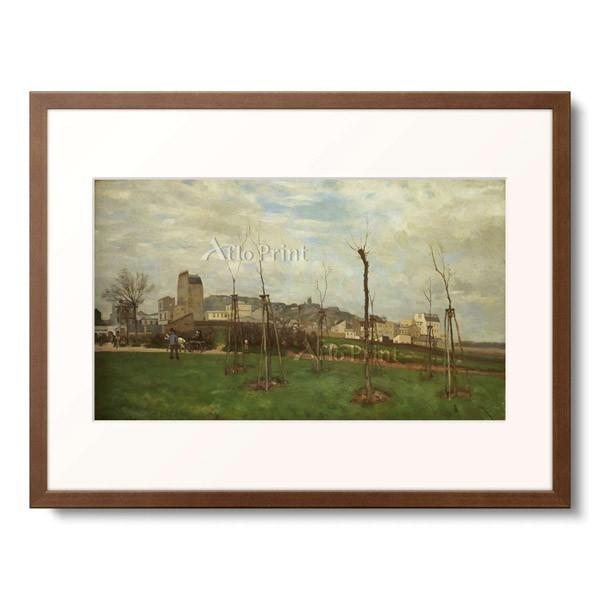 作家名:アルフレッド・シスレー ( 1839年 - 1899年 ) 国籍:イギリス（フランスで活動） ジャンル:印象派 Artist: Sisley, Alfred,1839-1899 Imagetitle: View of Montmar...