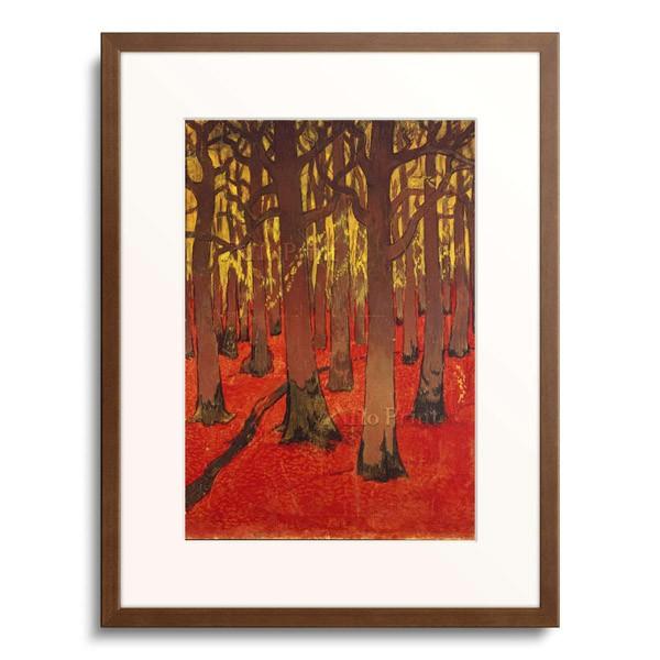 Artist:  Lacombe, Georges,1868-1916 Imagetitle:  The Forest with Red Earth. About 1891 Dimensions:  71 x 50 cm Medium:  ...