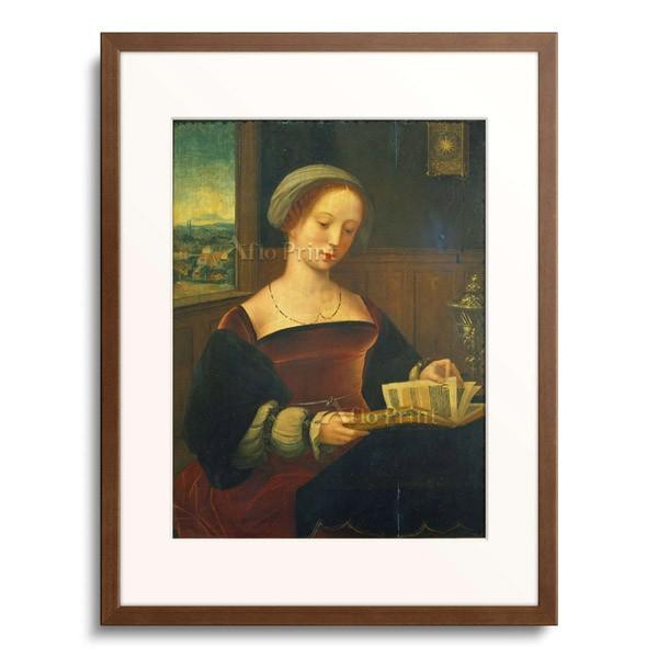 所蔵：ルーヴル美術館Artist:  Meister der weibl. Halbfiguren,born ca. 1490 - died ca. 1540 Imagetitle:  Die lesende hl. Magdalena. ...