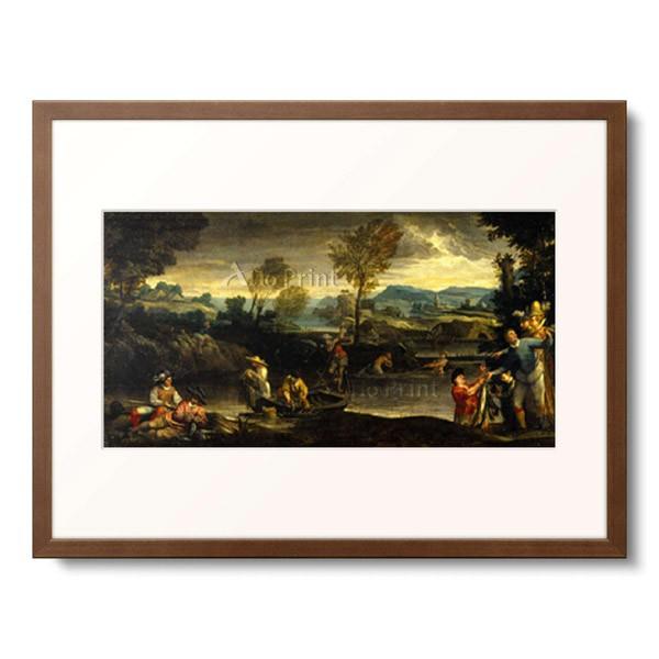 所蔵：ルーヴル美術館Artist:  Carracci, Annibale,1560-1609 Imagetitle:  Der Fischfang. Dimensions:  136 x 253 cm Medium:  On Canvas...