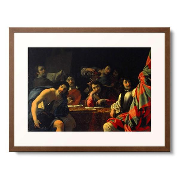 所蔵：ルーヴル美術館Artist:  Le Sueur, Eustache,1617-1655 Imagetitle:  Das Treffen der Freunde. Location:  Paris, Musee du Louvre