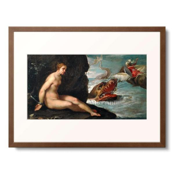 Artist:  Manetti, Rutilio di Lorenzo,1571-1639 Imagetitle:  Andromeda. Dimensions:  35,5 x 63,5 cm Medium:  On Canvas Lo...