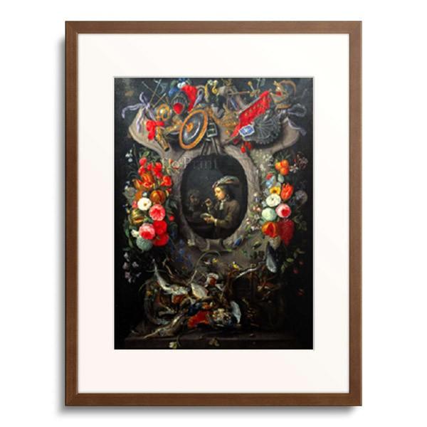 所蔵：ルーヴル美術館Artist:  Teniers, David,1610-1690 Imagetitle:  Mit Seifenblasen spielender junger Mann in einem ornamentalen M...