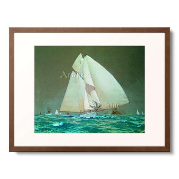 作家名:ウィリー・ストワArtist: Stower, Willy,1864-1931 国籍:ドイツImagetitle:Der Schoner "Iduna" der Kaiserin Auguste Viktoria vor dem W...