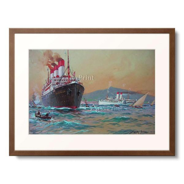 作家名:ウィリー・ストワArtist: Stower, Willy,1864-1931 国籍:ドイツImagetitle:Der Dampfer 'Cap Trafalgar' der Hamburg-Sudamerikanisch. 19...