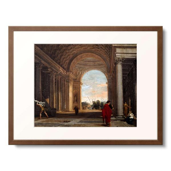 Artist:  Lemaire-Poussin, Pierre,1612-1688 Imagetitle:  Inneres einer Kirche in Rom Location:  Private Collection