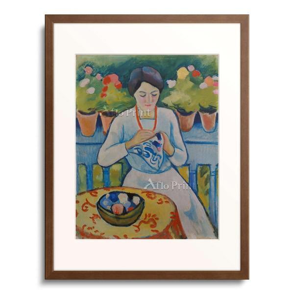 作家名:アウグスト・マッケ ( 1887年 - 1914年 ) 国籍:ドイツの画家 ジャンル：ドイツ表現主義、青騎士  年代:20世紀Artist: Macke, August,1887-1914 Imagetitle: Elisabeth...