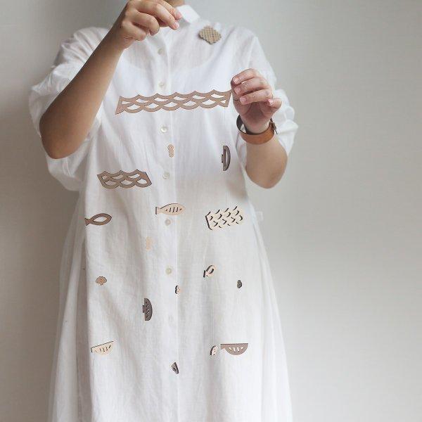 Detail・Size：約30cm×50cm( つるした時)・材質：アガチスなどの天然木、テグス・セット内容：波大中小 各1、魚8、泡2種・貝殻 各6個　Caution※木製品ですので、力を加えすぎたり、落としたりすると割れる恐れがあります...