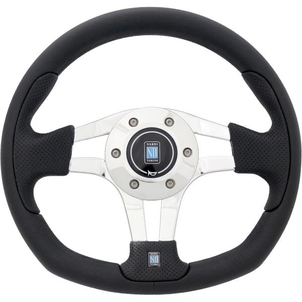 [ 商品名 ]ASQUINO LEATHER （パスキーノレザー）  （NARDI ホーンボタン・クロムホーンリング・専用ビス付属）[ サイズ ]300mm[ 品番 ]N831[ 仕様 ]ASQUINO LEATHER （パスキーノレザー）...