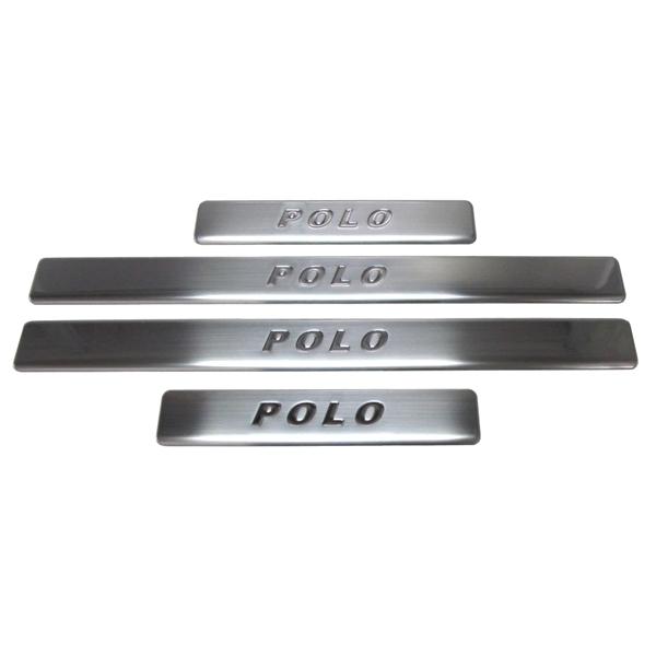 ●適合 ・VW Polo(6R)※4ドア車専用品です。●仕様 ドアシルプレート4ピース1台分セット●カラー ステンレス(クロム)●素材 ステンレス製●取付 貼付タイプ●備考 ※装着前に貼り付け面を綺麗に清掃・脱脂処理してください。